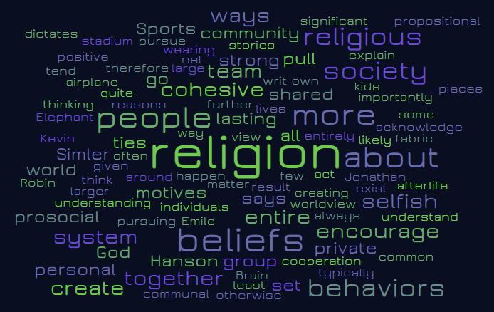 Religion As a Community Social Structure – Novel Learning