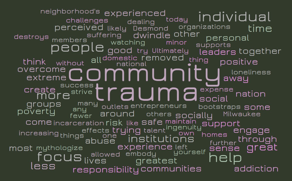 Community & Trauma – Novel Learning